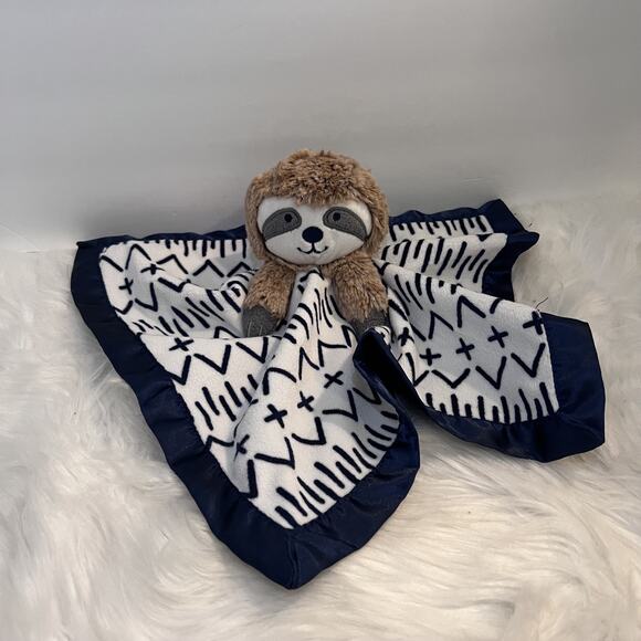 cloud island | Toys | Cloud Island Sloth Lovey Security Blanket Blue ...